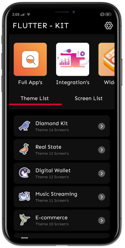 MasterKit – Best Flutter App UI Kit - mobile app template by idea2code_infotech